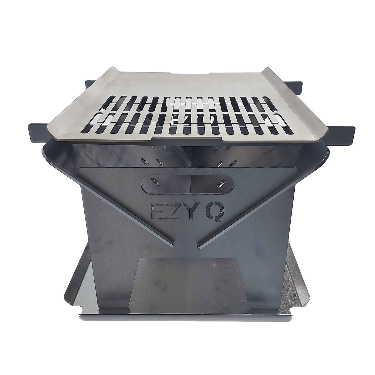 EZY Q, 5MM THICK, Mild Steel Flat Pack Fire Pit & Ferritic Stainless S