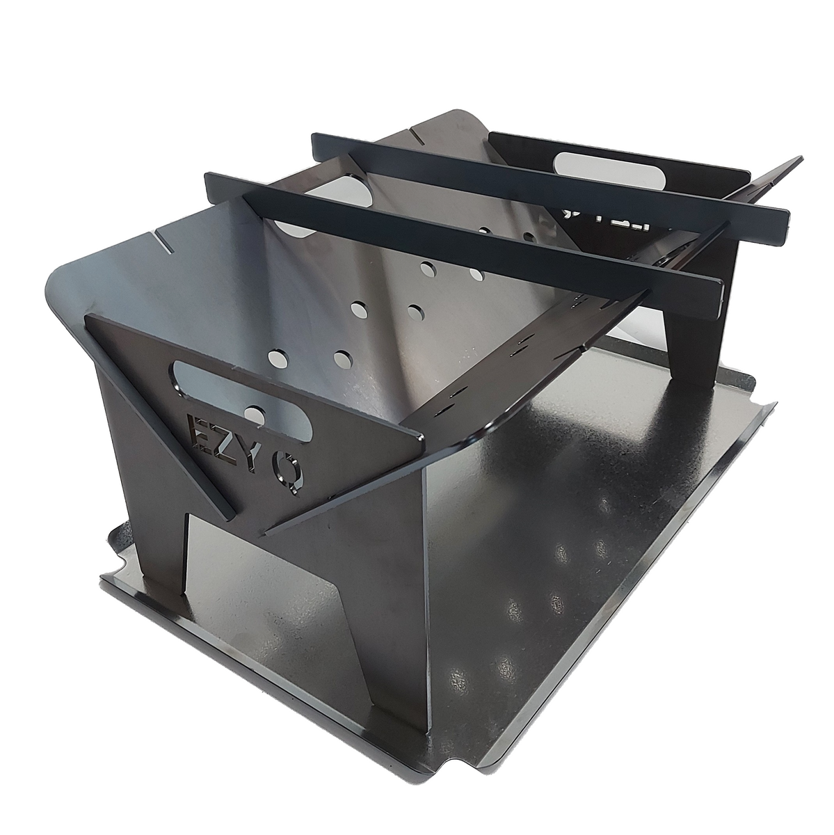 EZY Q 5mm Thick, Mild Steel Flat Packed Fire Pit (600mm Long)