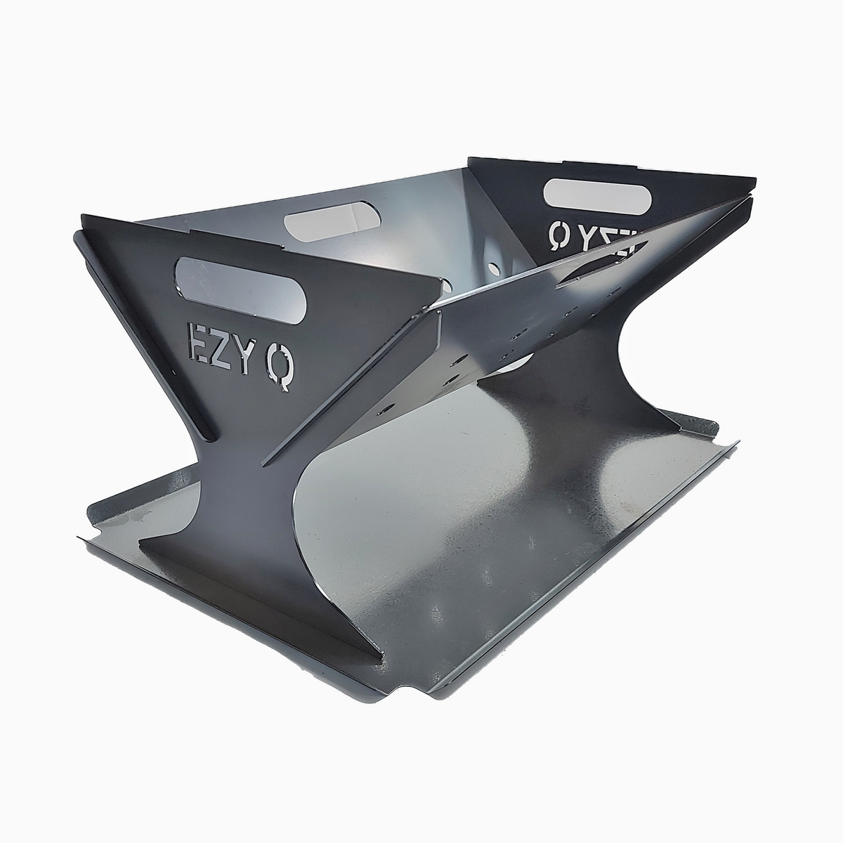 EZY Q, Mild Steel Flat Packed Fire Pit & Ferritic Stainless Steel Gril